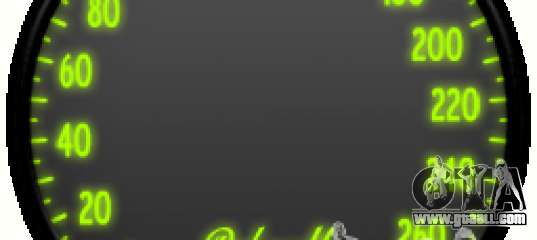 Speedometer IV (Skin 7) for GTA 4