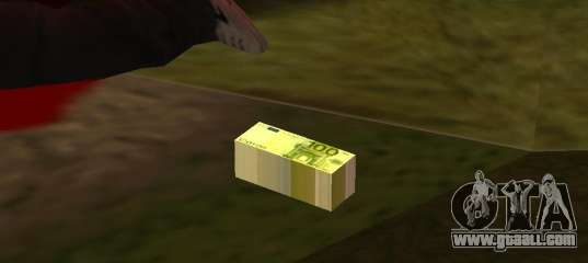 Euro money mod v 1.5 100 euros II for GTA San Andreas