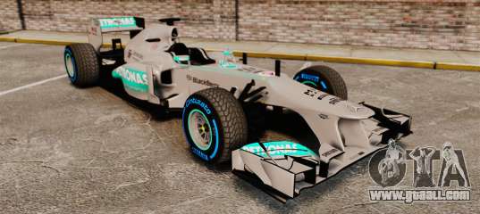 Mercedes AMG F1 W04 v2 for GTA 4