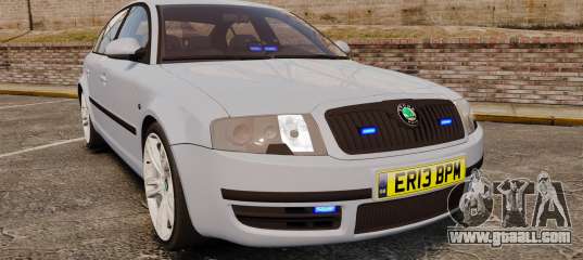 Skoda Superb 2006 Unmarked Police [ELS] for GTA 4
