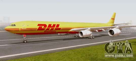 Airbus A340-600F DHL Buffalo for GTA San Andreas