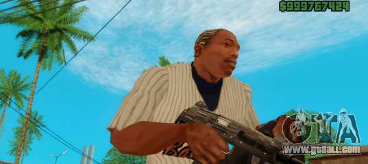 The submachine gun UZI for GTA San Andreas