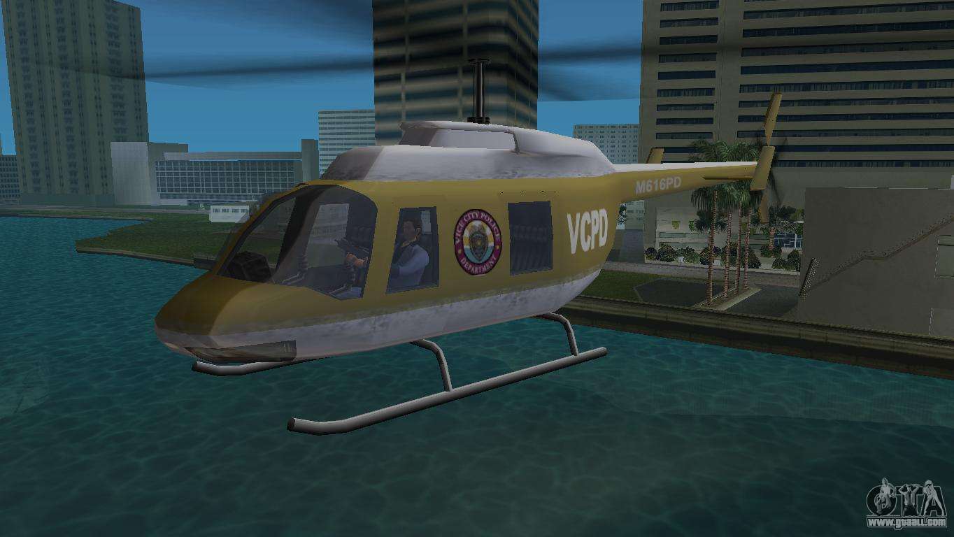 Police Helicopter From GTA VCS For GTA Vice City