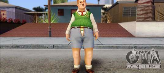 Algernon from Bully Scholarship Edition for GTA San Andreas