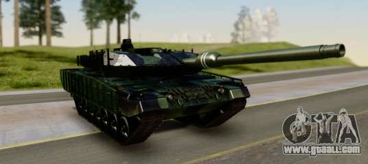Leopard 2A6 Woodland for GTA San Andreas