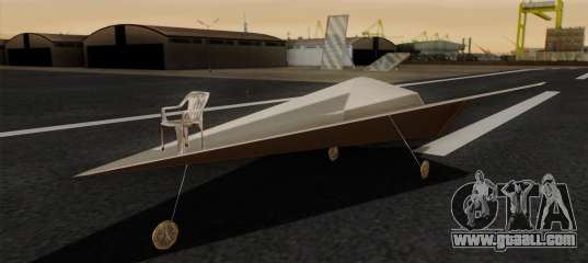 Paper airplane for GTA San Andreas