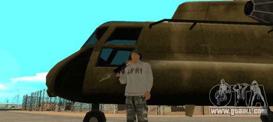 White CJ v3 Improved for GTA San Andreas