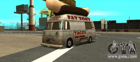 HotDog Fat Tony Tacos Tining 4X4 for GTA San Andreas