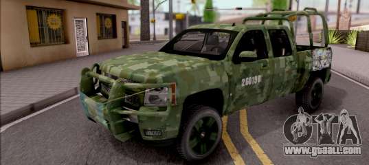 Chevrolet Silverado Auto Militar De Guatemala for GTA San Andreas