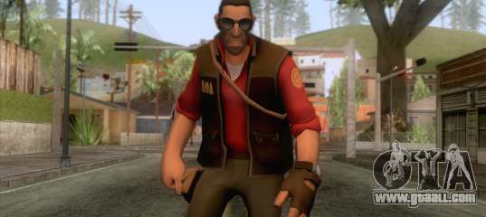 Team Fortress 2 - Sniper Skin v2 for GTA San Andreas