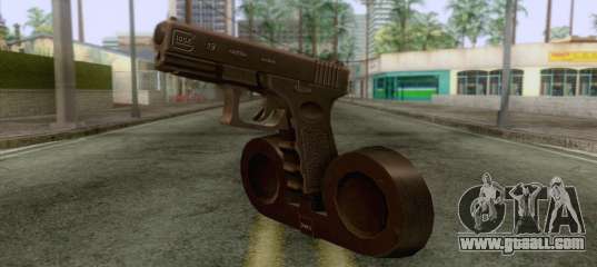 Glock 19 with Extended Magazine for GTA San Andreas