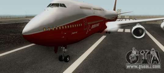 Boeing 747-8 Intercontinental for GTA San Andreas