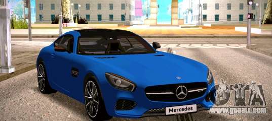 Mercedes-Benz GTS Blue for GTA San Andreas