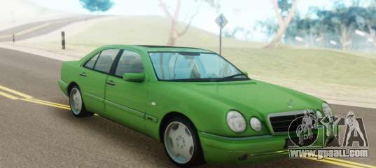 Mercedes-Benz E55 W210 Green for GTA San Andreas