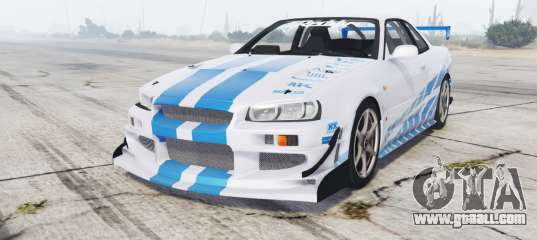 Nissan Skyline GT-R (BNR34) 1999 [replace] for GTA 5