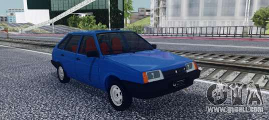 2109 Blue Hatchback for GTA San Andreas