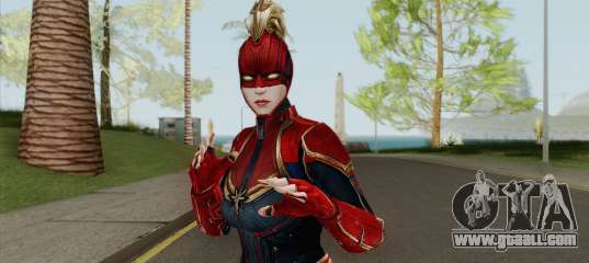 Captain Marvel From Movie In Mask for GTA San Andreas