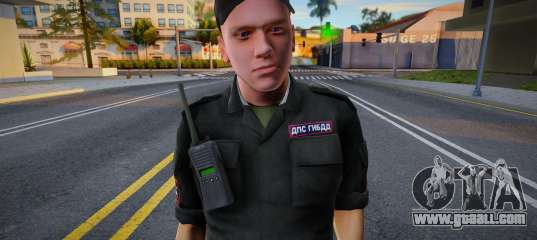 Traffic police officer in summer uniform for GTA San Andreas