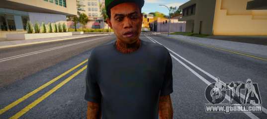 GTA V Lamar Davis for GTA San Andreas