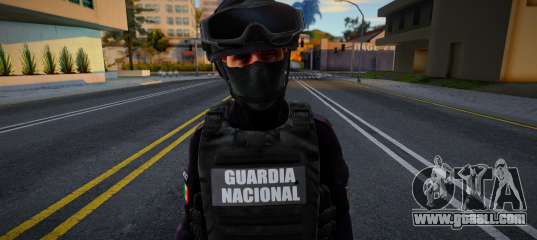 Soldier from the National Guard of Mexico v1 for GTA San Andreas