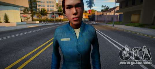 FeMale Citizen from Half-Life 2 v5 for GTA San Andreas