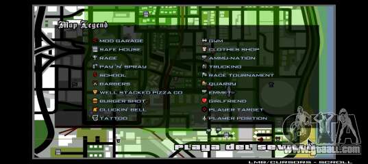 Radar icons from Definitive Edition for GTA San Andreas