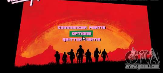 Red Dead Redemption 2 Menu for GTA Vice City