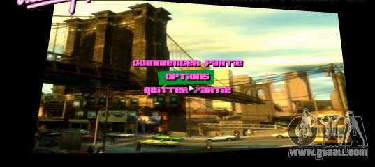 GTA IV Menu - Backgrounds 1 for GTA Vice City
