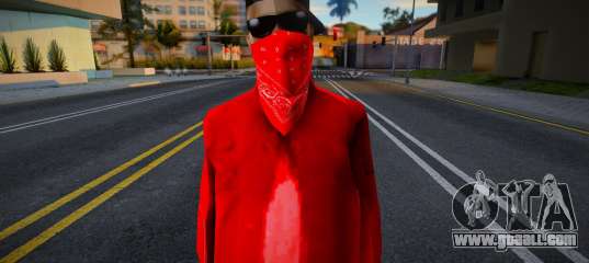 Bloods Skin 3 for GTA San Andreas