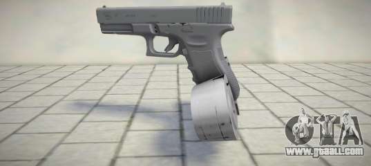 Glock 17 ExtendedMag for GTA San Andreas