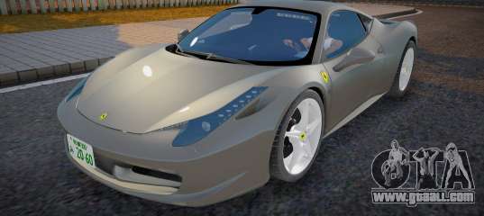 2010 Ferrari 458 Italia Undercover Police for GTA San Andreas
